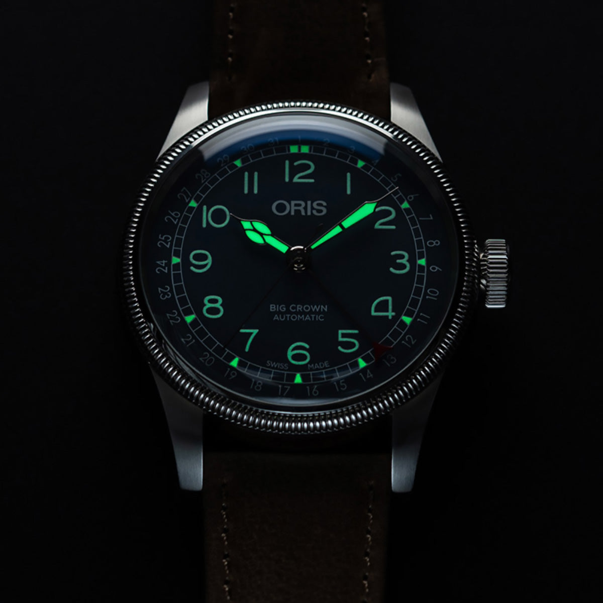 Oris - Big Crown 40 mm Pointer Date Blue Dial Steel Bracelet - 0175477 ...