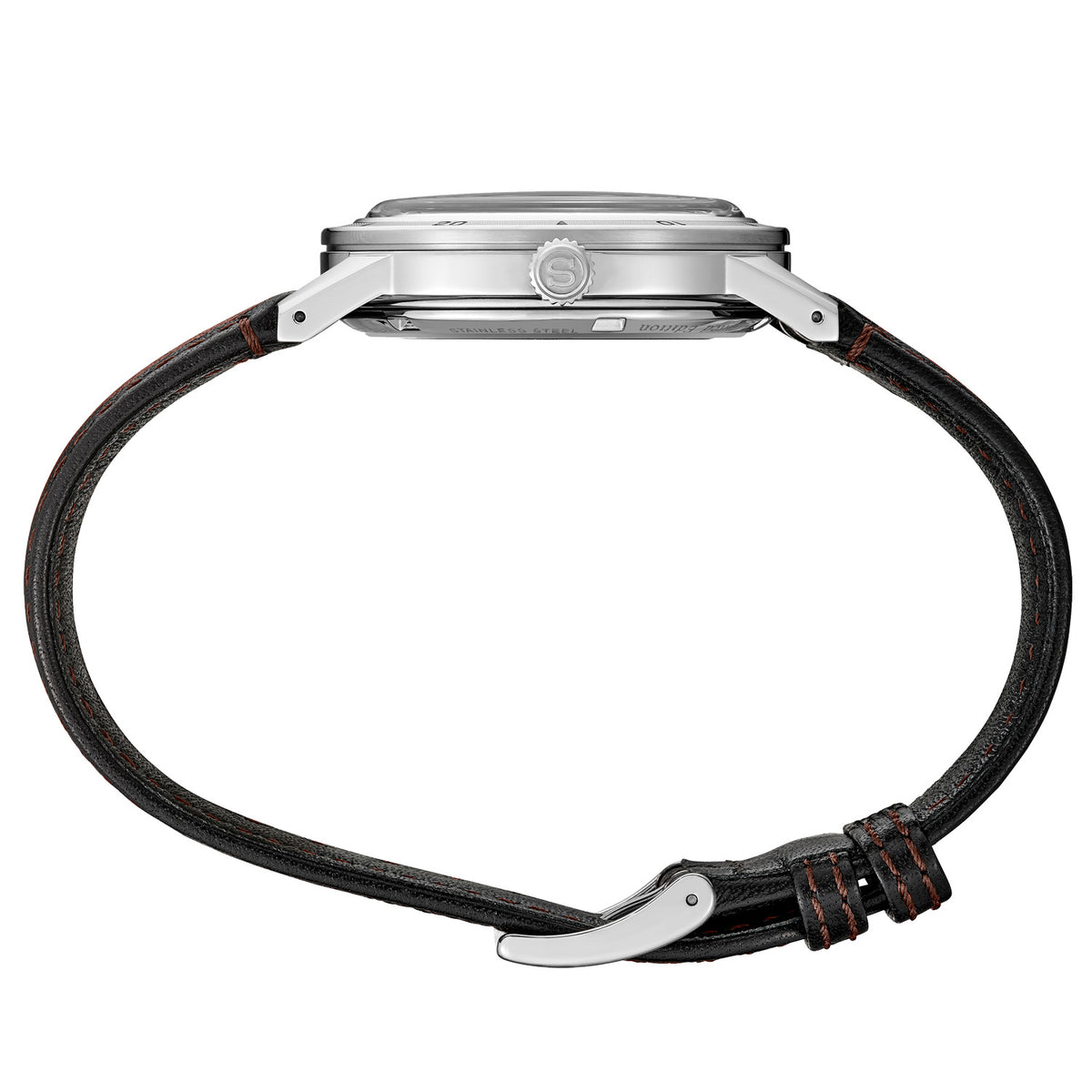 Seiko - Presage Style60's Black Skeleton Dial Automatic - SSA461 – J ...