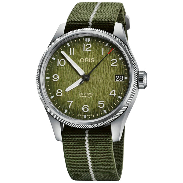 Oris - Pro Pilot Okavango Air Rescue 41 mm Green Dial Limited Edition ...