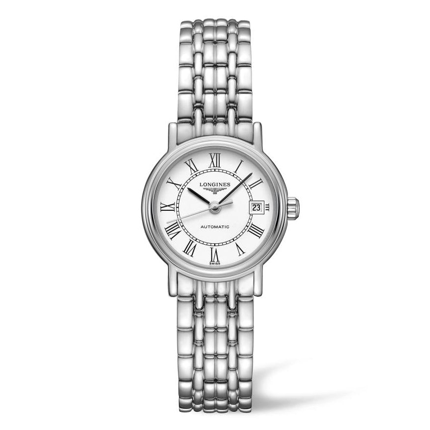 Longines - Presence 25.5 mm Women's Automatic Stainless Bracelet - L43 ...